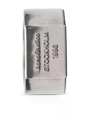 Acne Studios Rectangular Logo Signet Ring