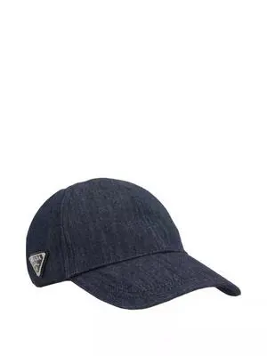 Prada Denim Baseball Cap - Blue