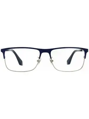 LONGINES Rectangle-frame Optical Glasses - Blue
