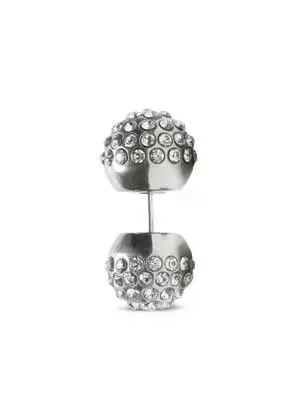 Acne Studios Crystal-embellished Ball Earrings