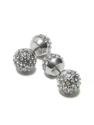 Acne Studios Crystal-embellished Ball Earrings