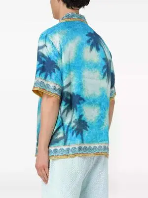 Casablanca Palm-tree Mosaic Shirt