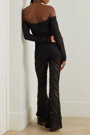 Charo Ruiz Ibiza Zaray Stretch-lace Jumpsuit