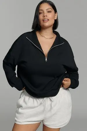 Varley Hawley Half-zip Sweatshirt - Black
