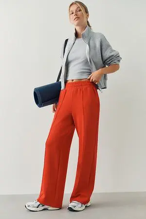 Varley Wide Leg 30" Pants - Red