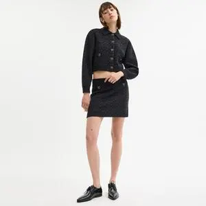 COACH Signature Knit Mini Skirt