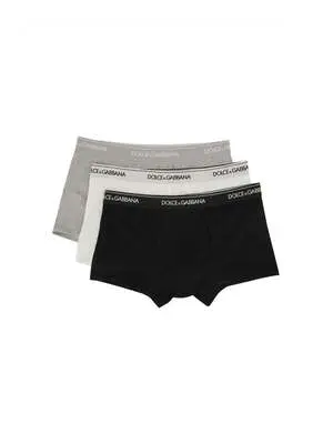 Dolce & Gabbana Pack Of Three Boxers - Multicolour