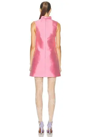 Valentino Garavani Mini Dress With Bow Accents - Watermelon
