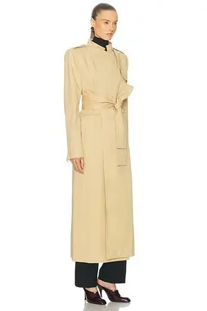 Khaite Maxwell Coat - Wheat