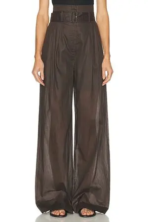 Adam Lippes Jericho Pant - Ebony