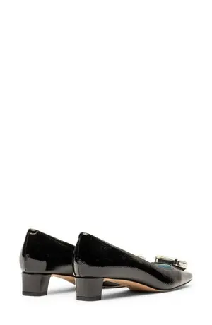 FRANCES VALENTINE Mary Square-toe Pump - Black