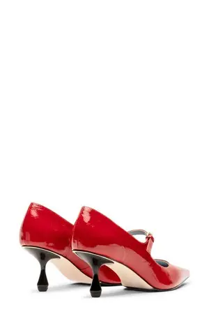 FRANCES VALENTINE Naomi Pointed Toe Mary Jane Pump - Red