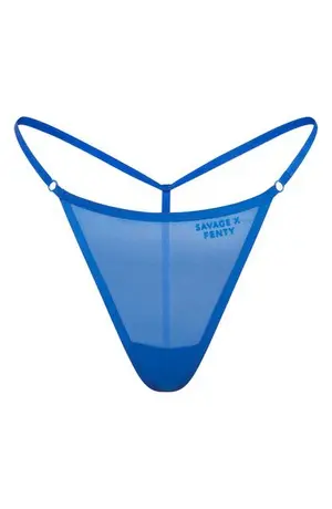 SAVAGE X FENTY Sheer X G-string - Blue Euphoria