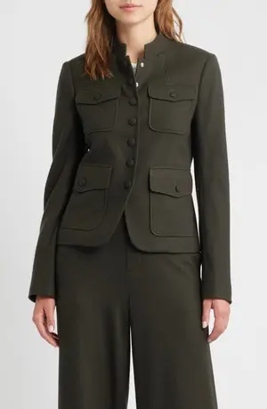 Rag & Bone Mercer Wool Jacket - Army