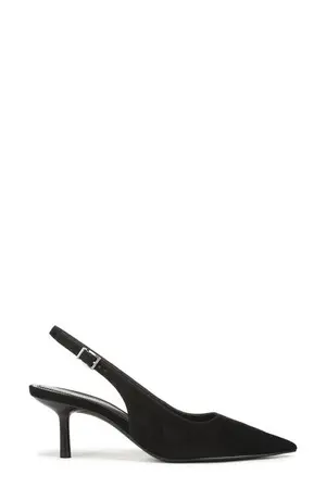 Nordstrom Liza Pointed Toe Pump - Black Suede