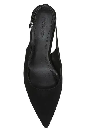 Nordstrom Liza Pointed Toe Pump - Black Suede