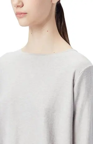 Gobi Cashmere Boatneck Cotton Silk Cashmere Blend Sweater - Wind Chime