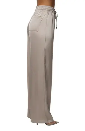 JLUXLABEL Sunny Day Wide-leg Pants - Beige