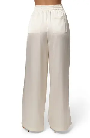 JLUXLABEL Sunny Day Wide-leg Pants - Ivory