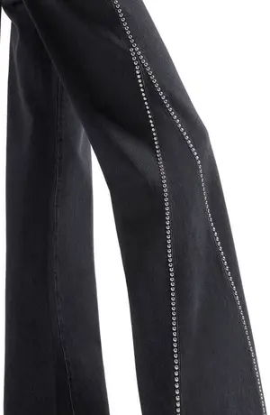 7 For All Mankind Lotta Seamed Patch Pocket Wide Leg Jeans
