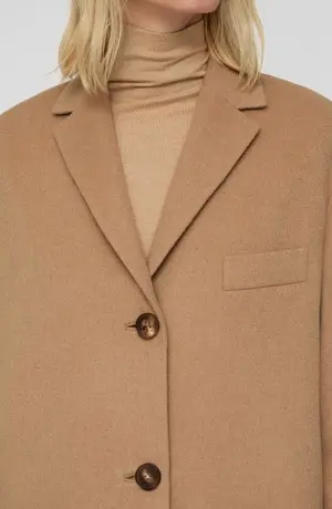 Lafayette 148 New York Hair Three-button Coat