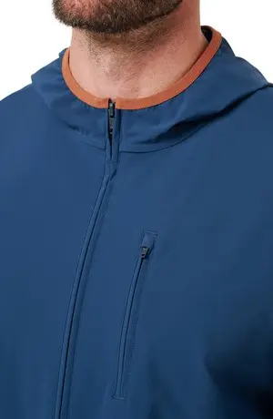 Travis Mathew Long Layover Zip Up Hoodie