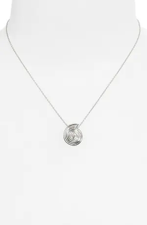 MISSOMA Mini Spiral Pendant Necklace - Silver