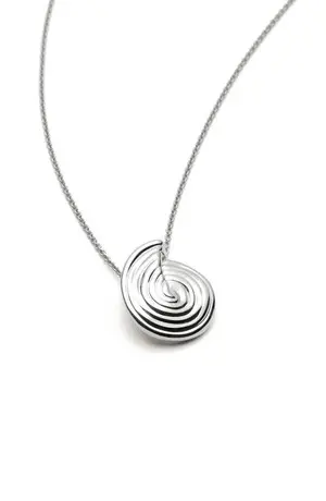 MISSOMA Mini Spiral Pendant Necklace - Silver