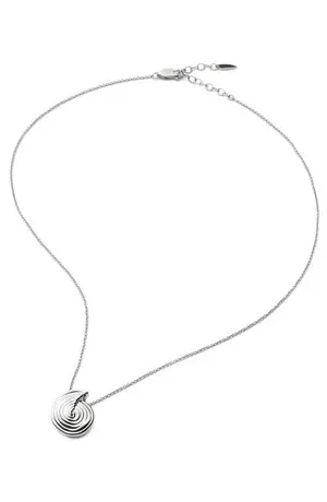 MISSOMA Mini Spiral Pendant Necklace - Silver
