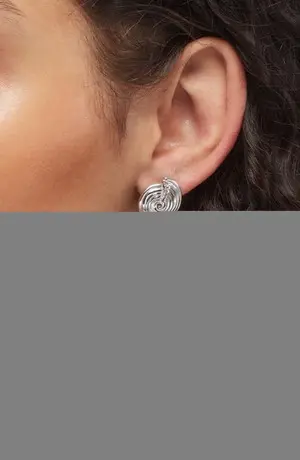 MISSOMA Small Spiral Stud Earrings - Silver