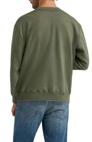 LEEM Chest Pocket Crewneck Sweatshirt