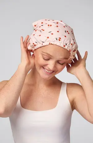 KITSCH Satin-lined Flexi Shower Cap