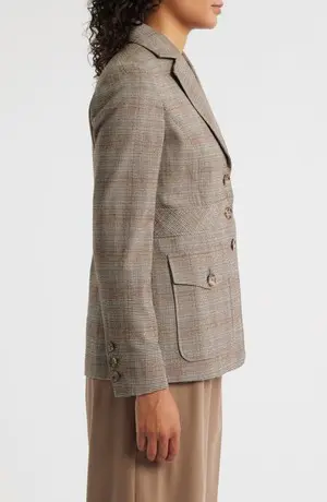 Anne Klein Plaid Blazer