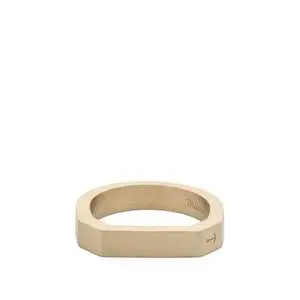 Miansai Hex Plated Ring - Gold