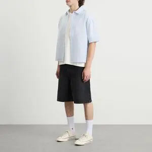 ABOUT:BLANK Stripe Seersucker Vacation Shirt