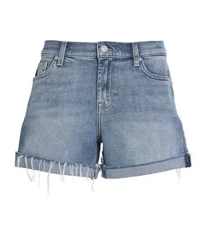 7 For All Mankind Printed Shorts For Women