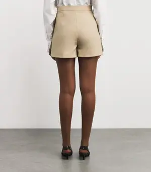 Max Mara High-waist Stretch-cotton Shorts