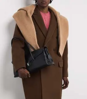 LE17SEPTEMBRE Wool-cashmere Blend Double-breasted Overcoat