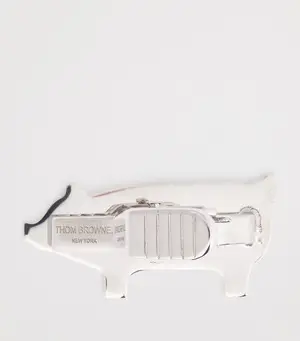 Thom Browne Sterling Pig Tie Bar
