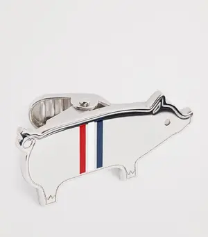 Thom Browne Sterling Pig Tie Bar