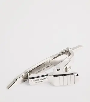 Thom Browne Sterling Feather Tie Bar