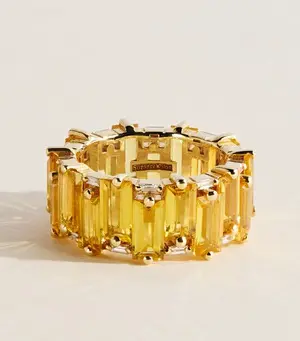 SUZANNE KALAN Diamond And Sapphire Ring - Gold
