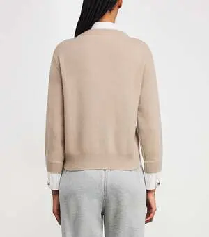 Claudie Pierlot Wool Sweater With Collar Insert