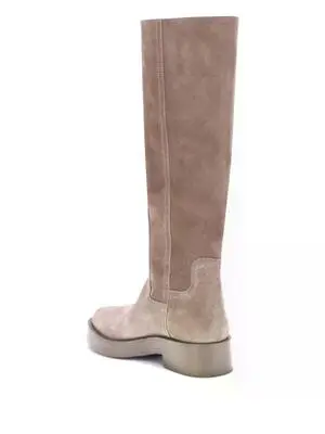 Casadei Charlie Suede Knee-high Boots