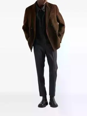 Prada Peaked-lapels Double-breasted Cashmere Blazer