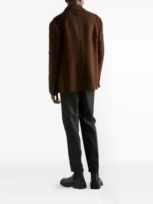 Prada Peaked-lapels Double-breasted Cashmere Blazer