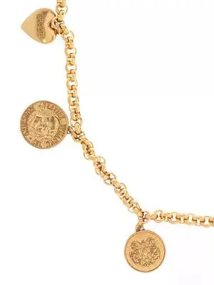 Moschino Coin-charm Chain Necklace
