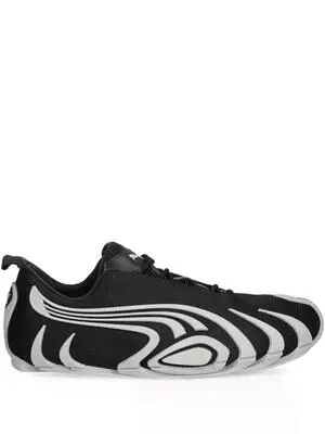 PUMA Wave-pattern Sneakers - Black