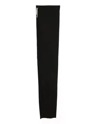 Rick Owens Drawstring Side-slit Maxi Skirt - Black