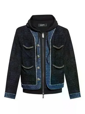 Dsquared2 Chain-trimmed Tweed Jacket